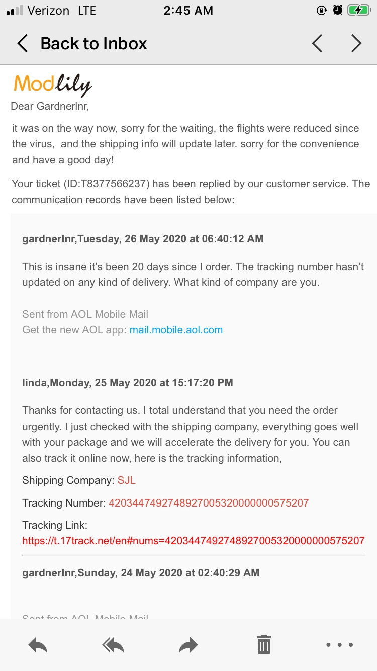 ModLily Reviews - 1,600 Reviews of Modlily.com | Sitejabber