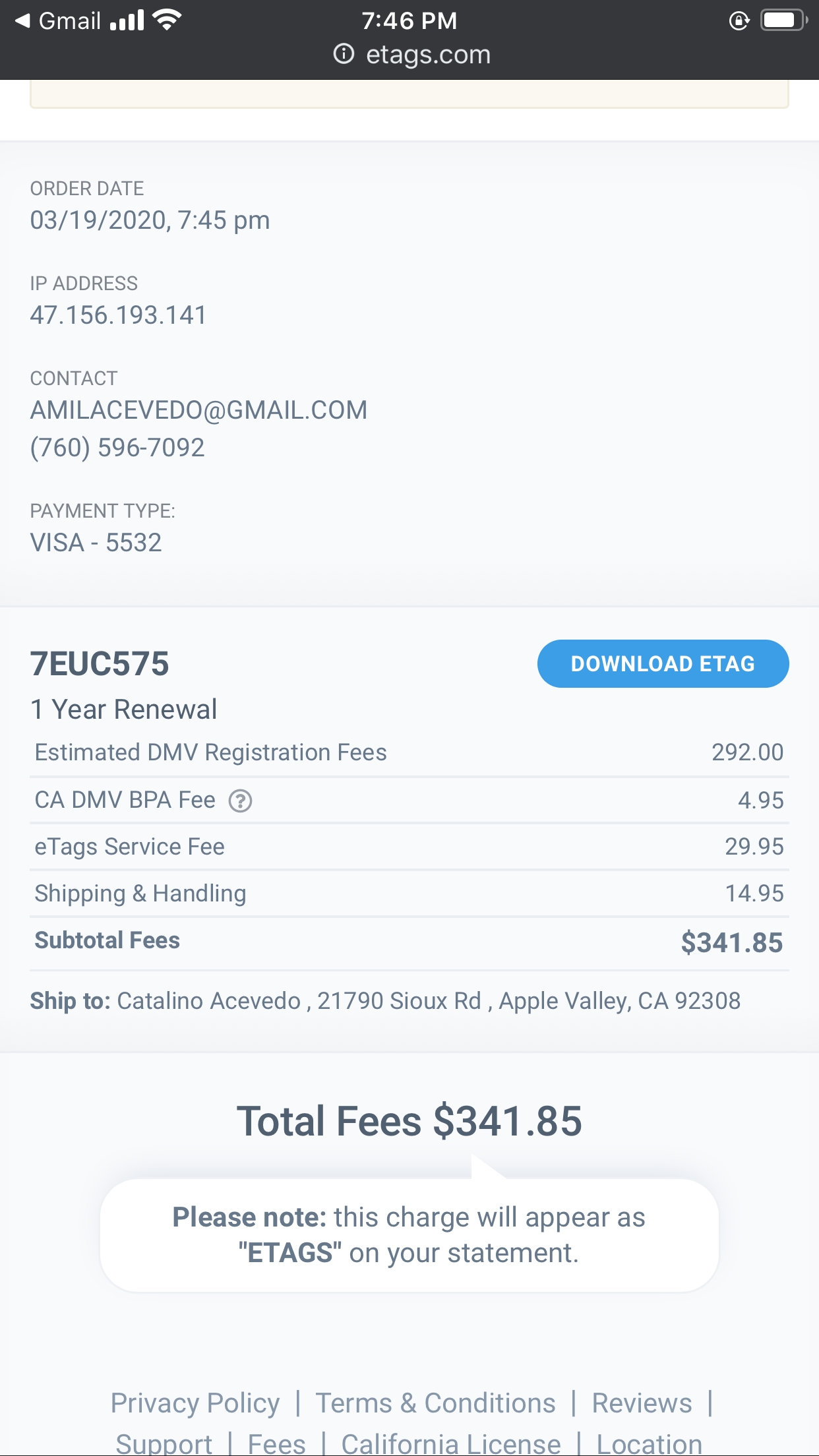 eTags Reviews - 342,864 Reviews of Etags.com | Sitejabber