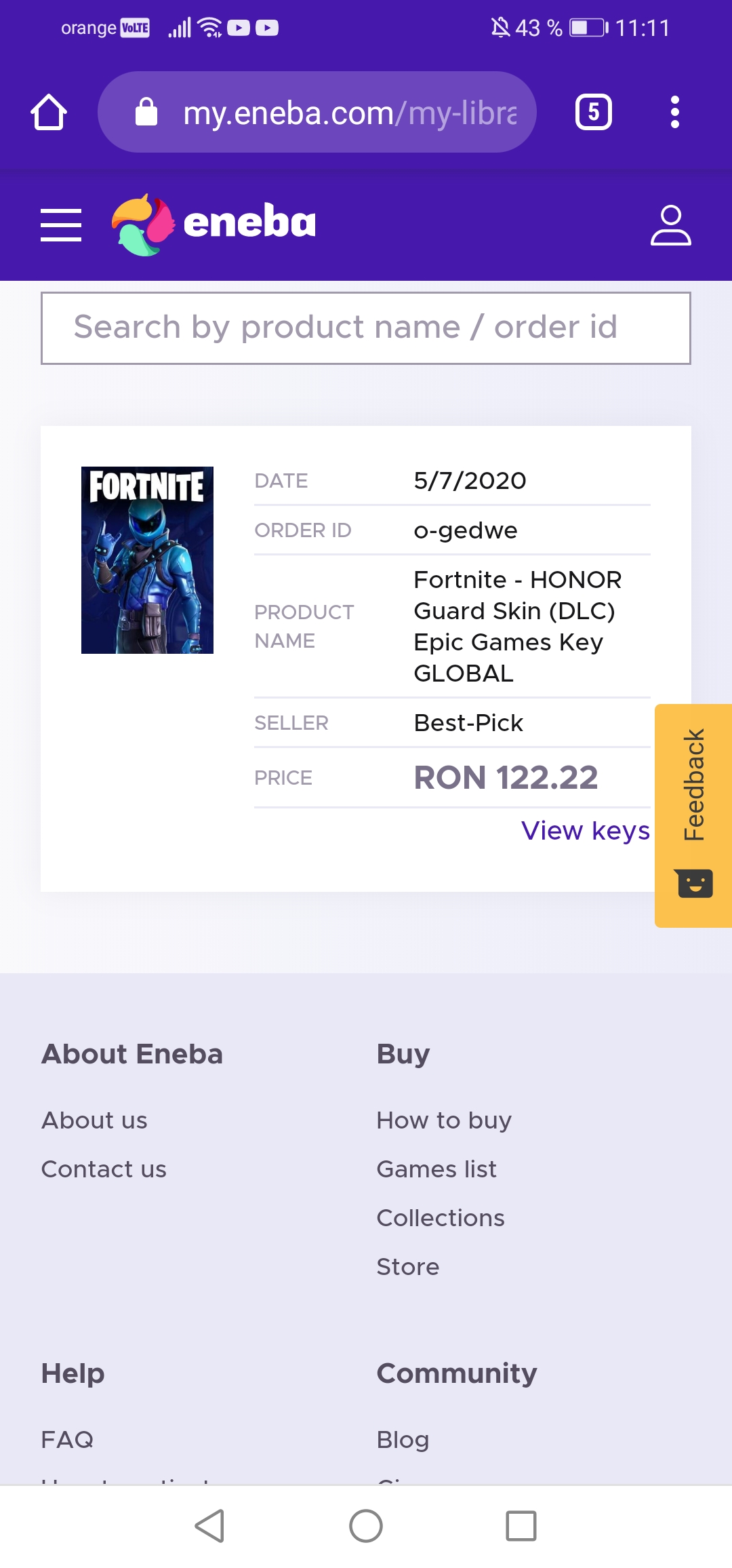 Eneba Reviews - 79 Reviews of Eneba.com | Sitejabber