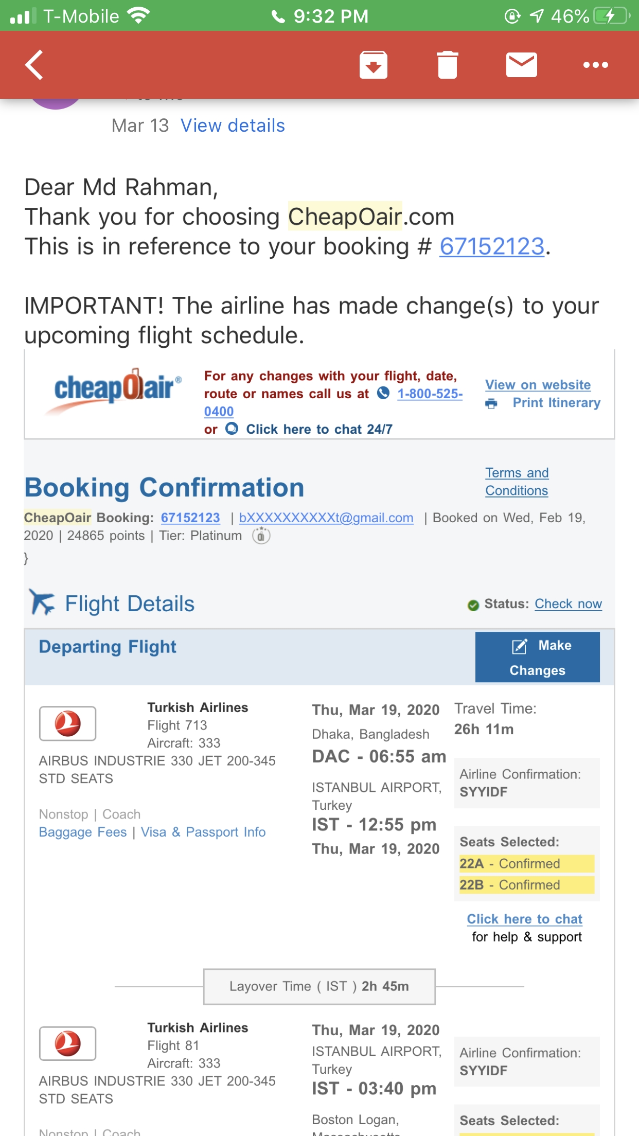 CheapOair Reviews - 60,821 Reviews of Cheapoair.com | Sitejabber