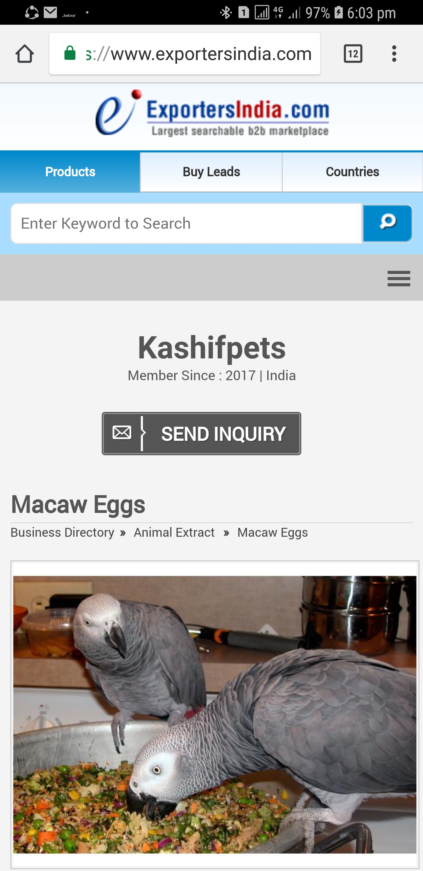 ExportersIndia Reviews - 205 Reviews of Exportersindia.com | Sitejabber