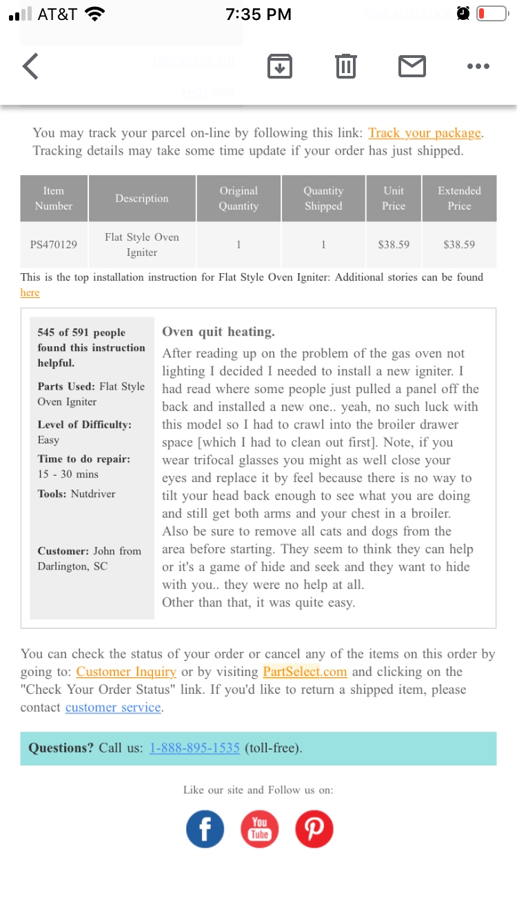 PartSelect Reviews - 781 Reviews of Partselect.com | Sitejabber