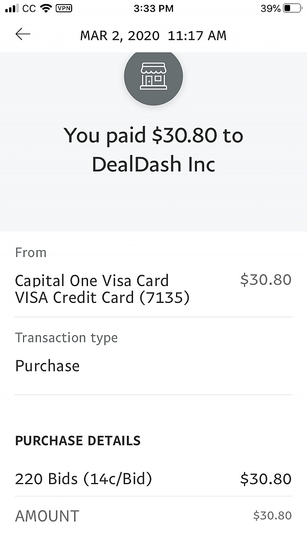 DealDash Reviews - 4,065 Reviews of Dealdash.com | Sitejabber