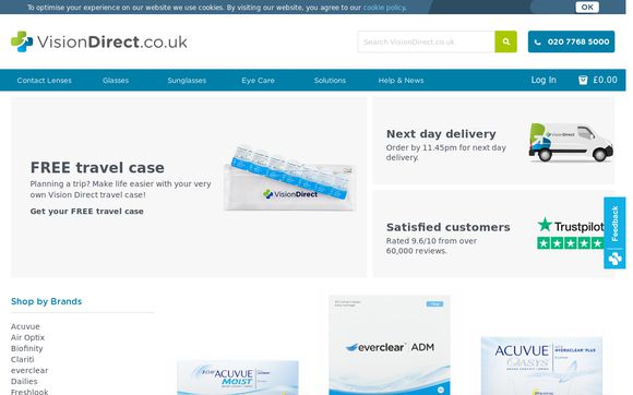 Vision Direct UK Reviews - 5 Reviews of Visiondirect.co.uk | Sitejabber